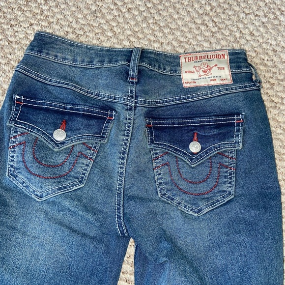 True Religion | Jeans | True Religion Classic Blue Jeans With Red ...
